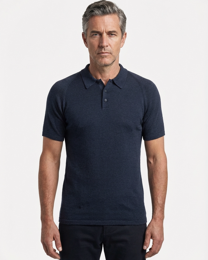 MENS SUPERFINE MERINO SS POLO – ACRUX Wool Systems